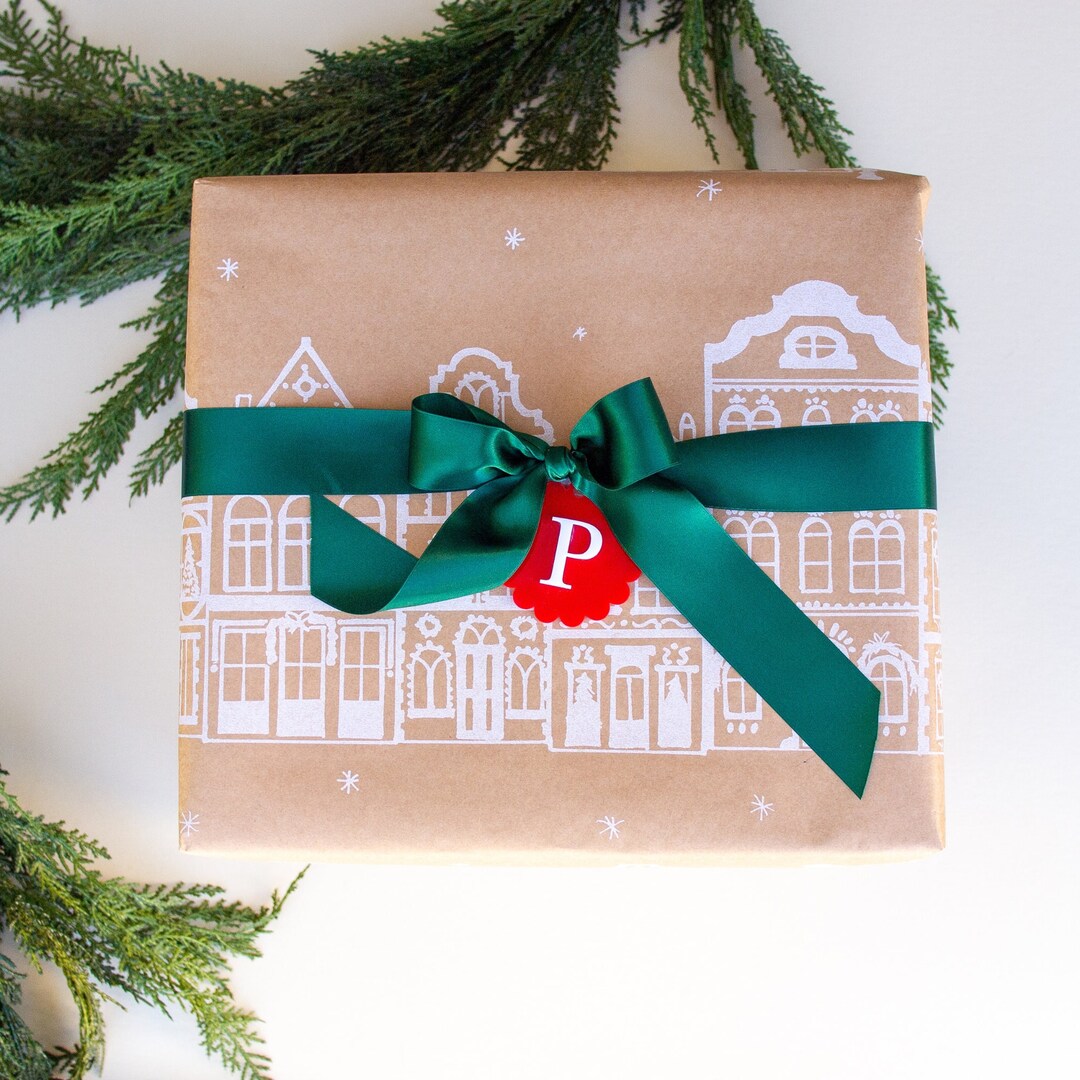 Personalized Initial Gift Tag: Acrylic Holiday Present Tag - Etsy