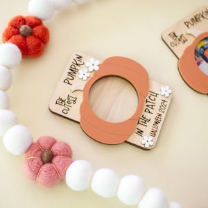 Halloween Photo Frame: 'cutest Pumpkin' Keepsake - Halloween 2025 ...