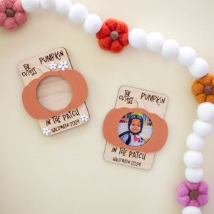 Halloween Photo Frame: 'cutest Pumpkin' Keepsake - Halloween 2025 ...