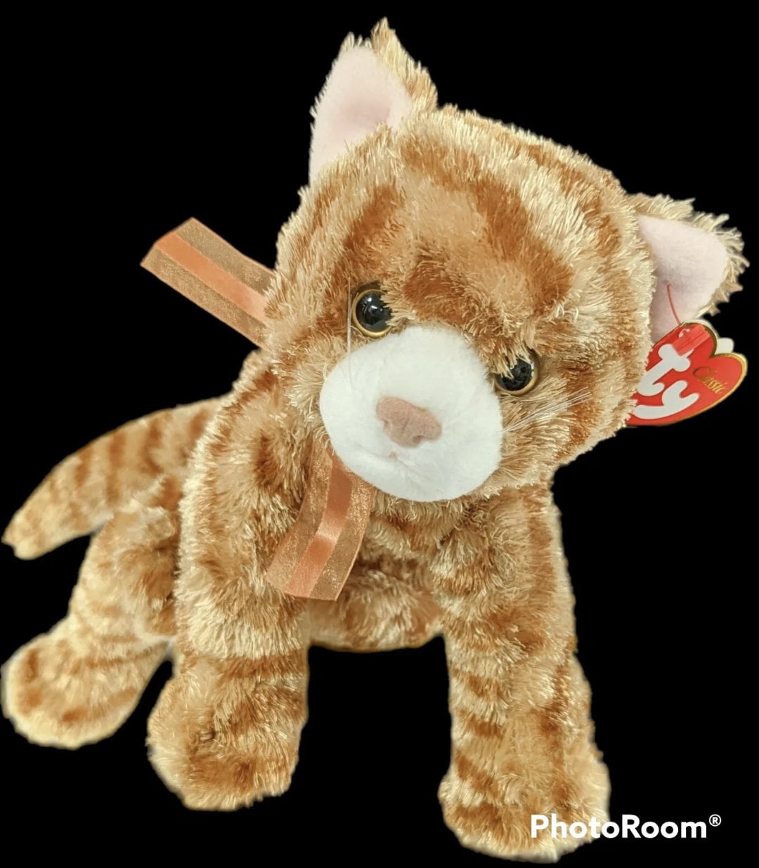 Vintage Ty Classic Apricot the Tabby Cat Rare NWT - Etsy