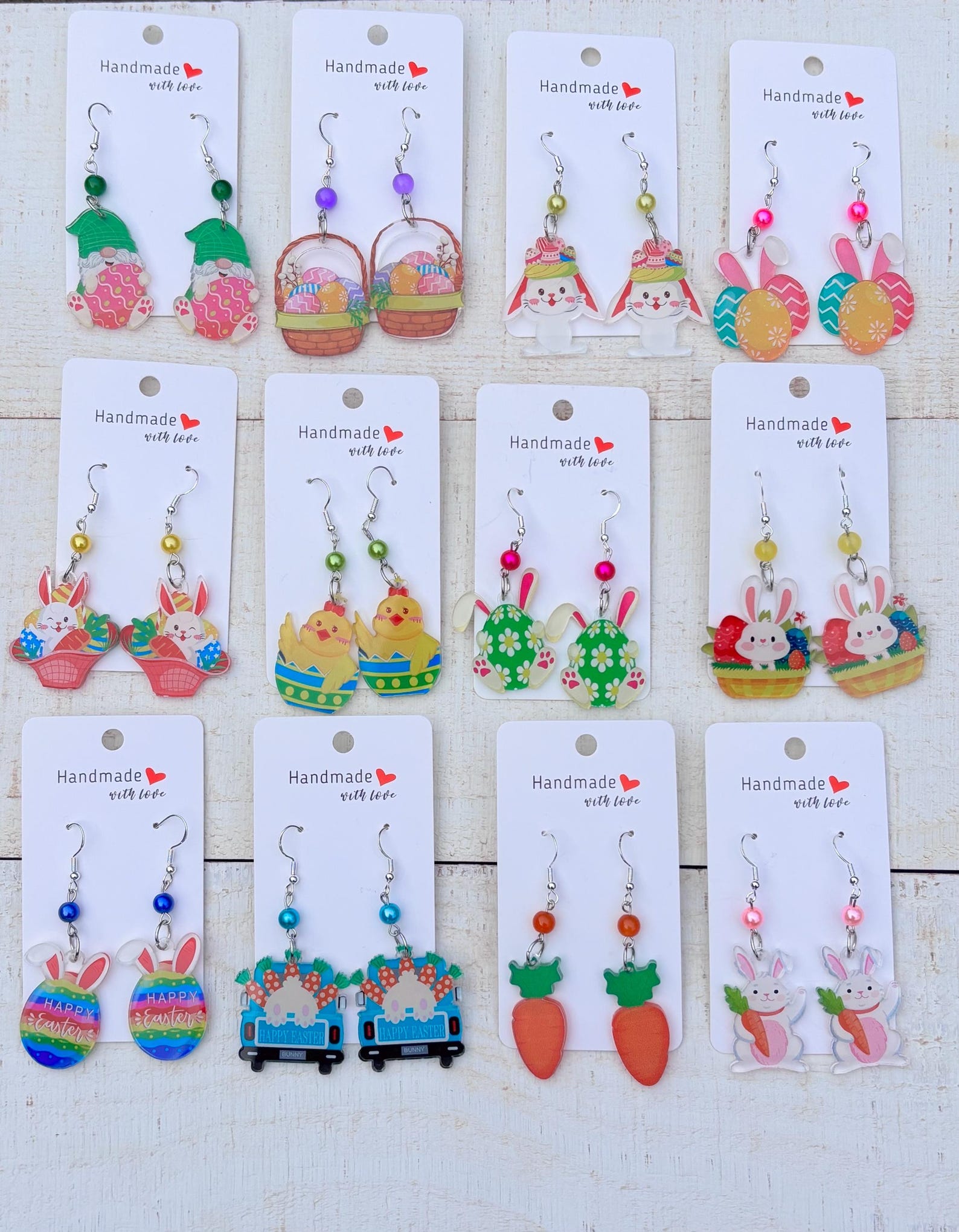 Easter Earring Collection, Easter Dangle Earrings, Easter Earrings ...