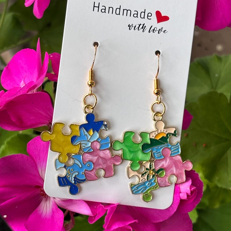 Handmade Piece Earrings - Etsy