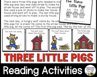 The Three Little Pigs Story Coloring Pages, Printable Kids Coloring ...