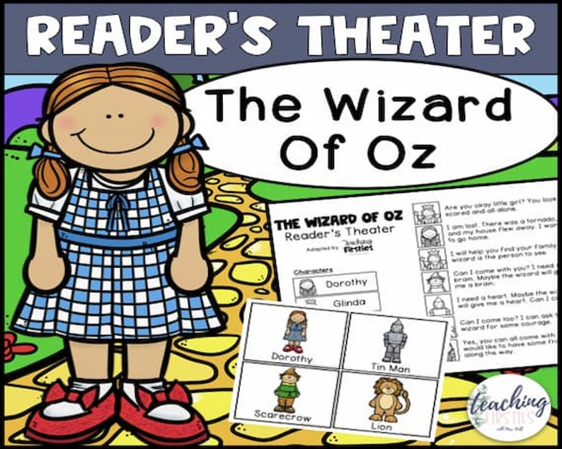 The Wizard of Oz - Reader's Theater Scripts - Etsy