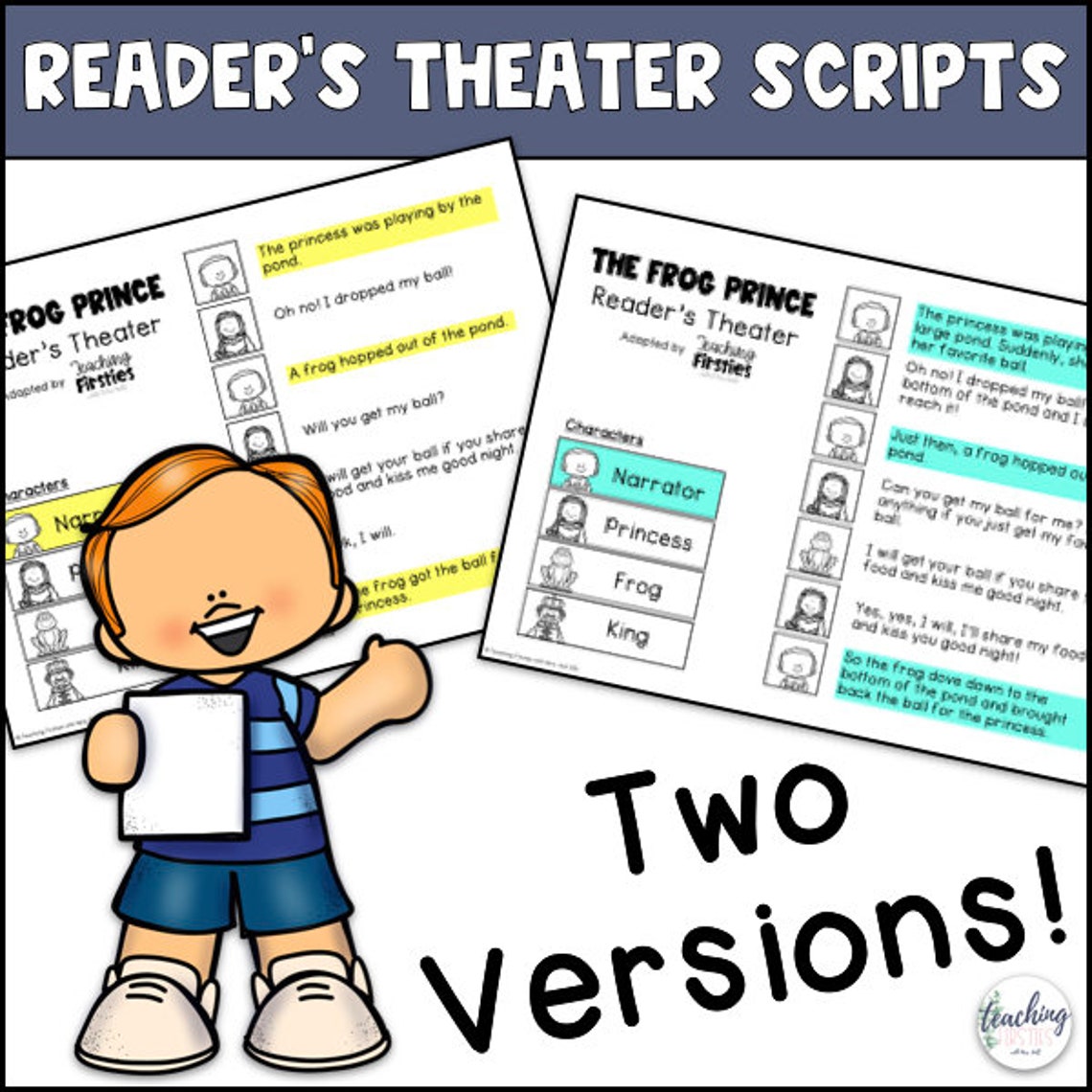 The Frog Prince Reader’s Theater Scripts - Etsy