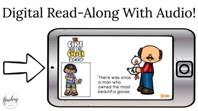 The Goose Who Laid the Golden Egg Story for Your Aesop's - Etsy