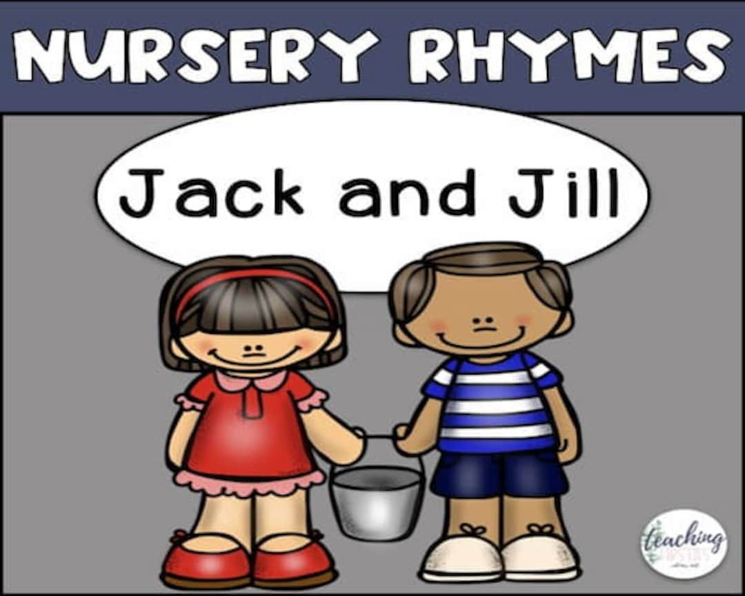 Jack And Jill Nursery Rhyme Coloring Page