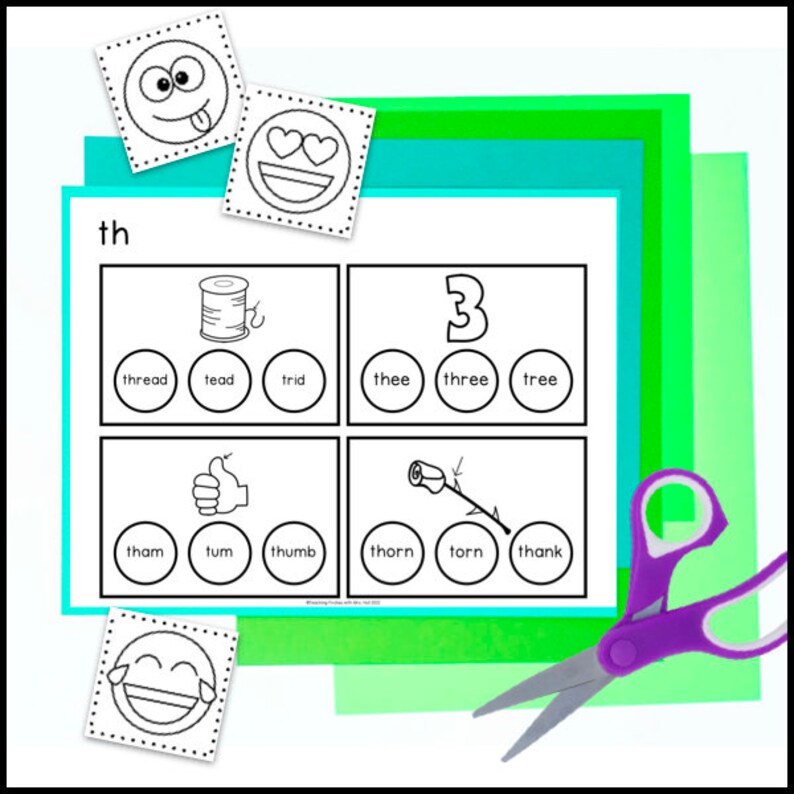 Phoneme Segmentation Activities for Consonant Digraphs - Etsy