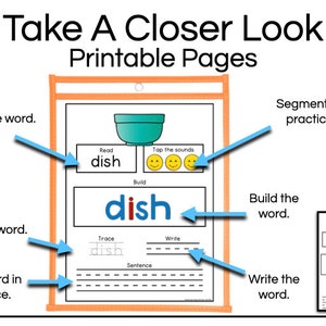 Phoneme Segmentation Activities for Final Consonant Digraphs - Etsy
