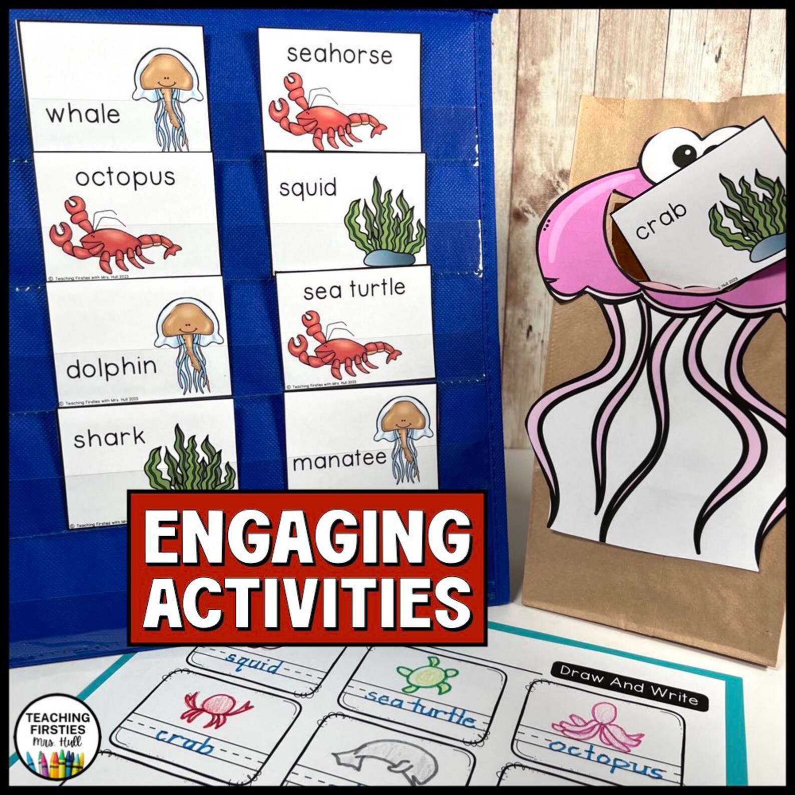 Ocean Animals Writing Activities - Etsy