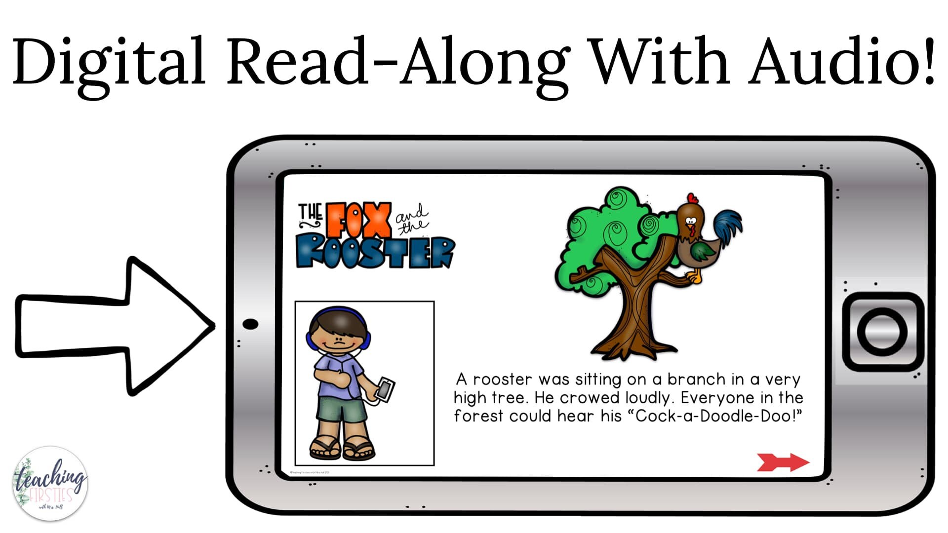 The Fox and the Rooster Story for Your Aesop's Fables Listening Center ...