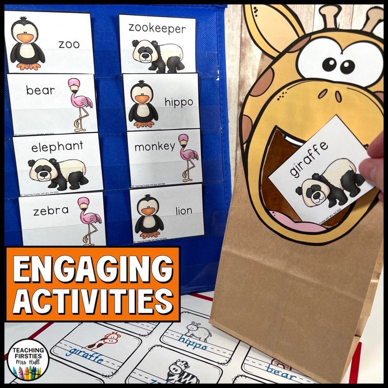 Zoo Animals Writing Activities - Etsy