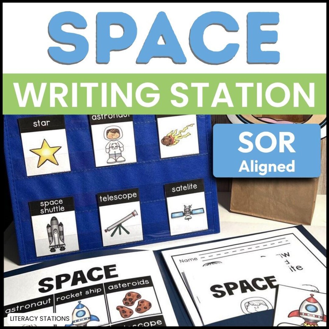 1st Grade Space Writing Center - Etsy Australia