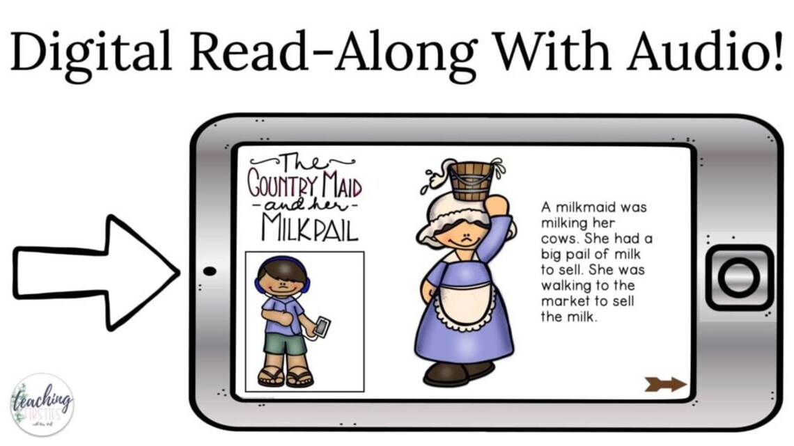 The Milkmaid and Her Pail Story for Your Aesop's Fables Listening ...