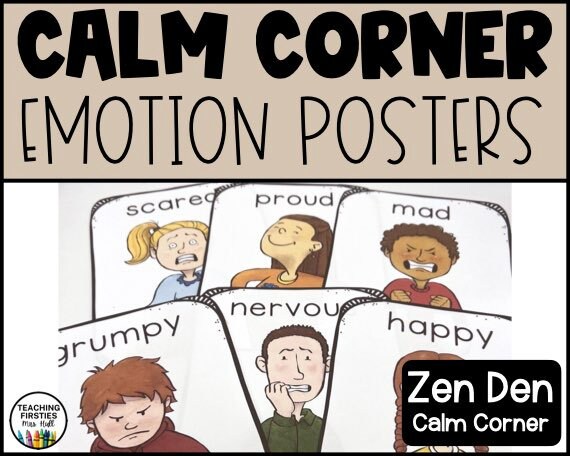 Emotions Posters for Identifying Feelings and Emotions at Your - Etsy