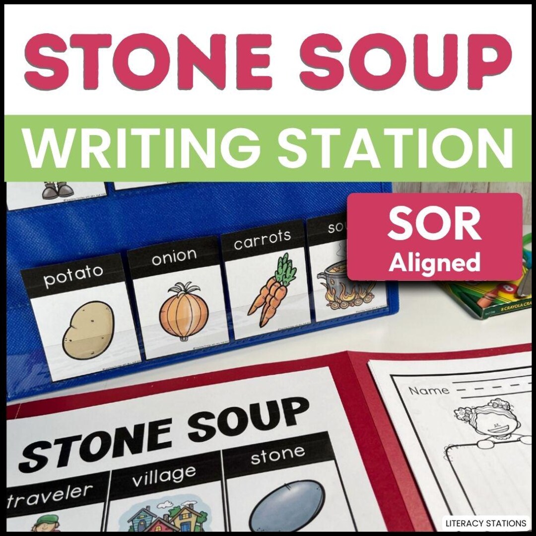 1st Grade Stone Soup Story Writing Center - Etsy