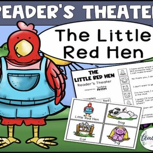 The Little Red Hen Reader’s Theater Scripts - Etsy