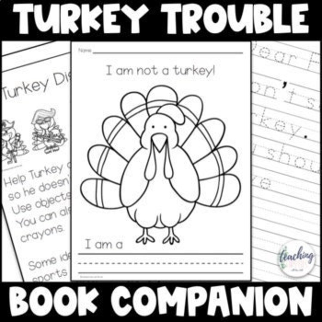 Turkey Trouble Companion and Turkey Disguise Activities - Etsy