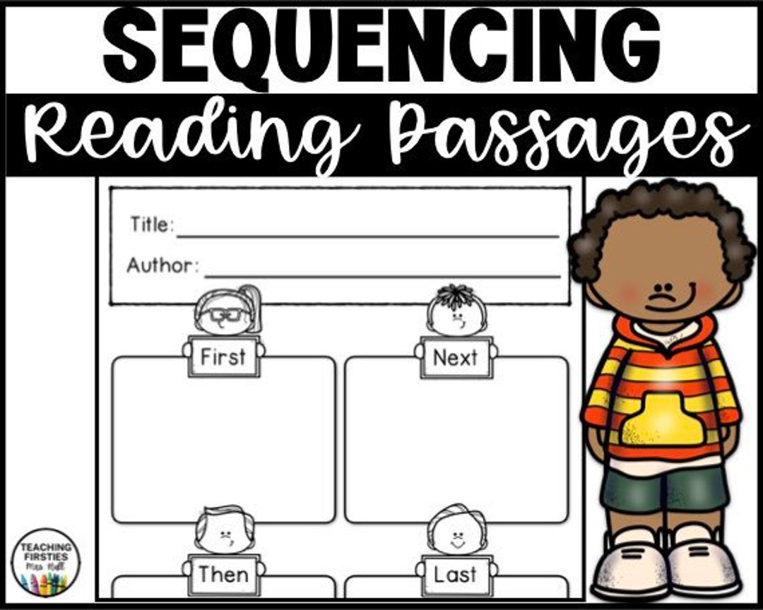 Sequencing Reading Passages, Graphic Organizers, Bookmarks, and ...