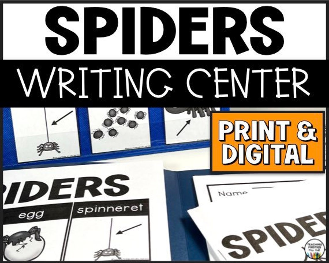 Spider Writing Center - Etsy