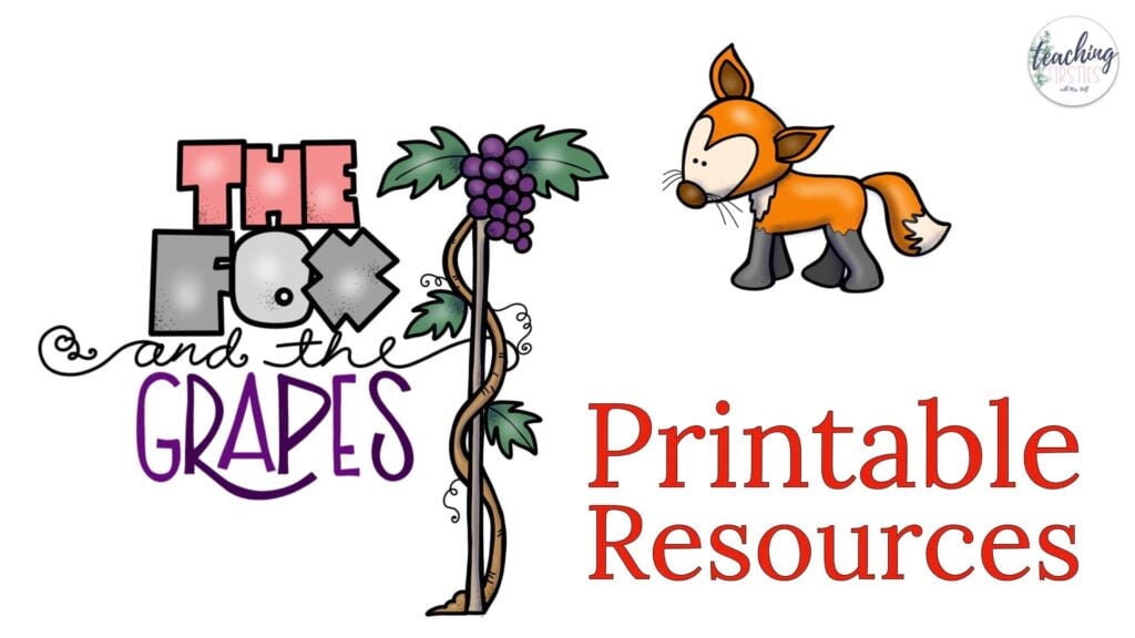 The Fox and the Grapes Story for Your Aesop's Fables Listening Center ...
