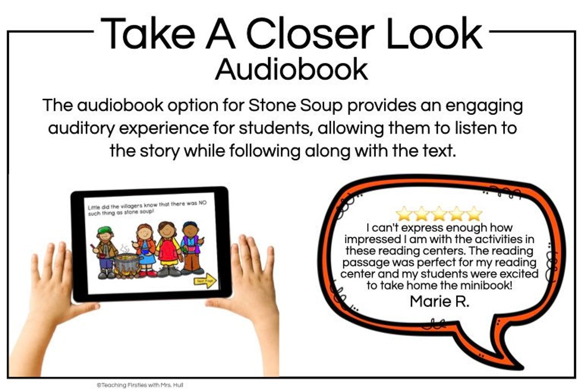 Reading Activities for the Stone Soup Story - Etsy