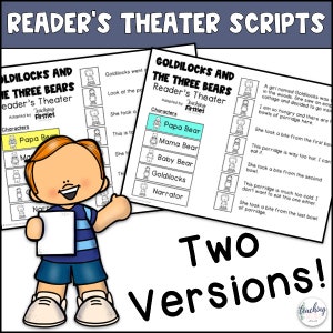 Goldilocks and the Three Bears Reader’s Theater Scripts - Etsy