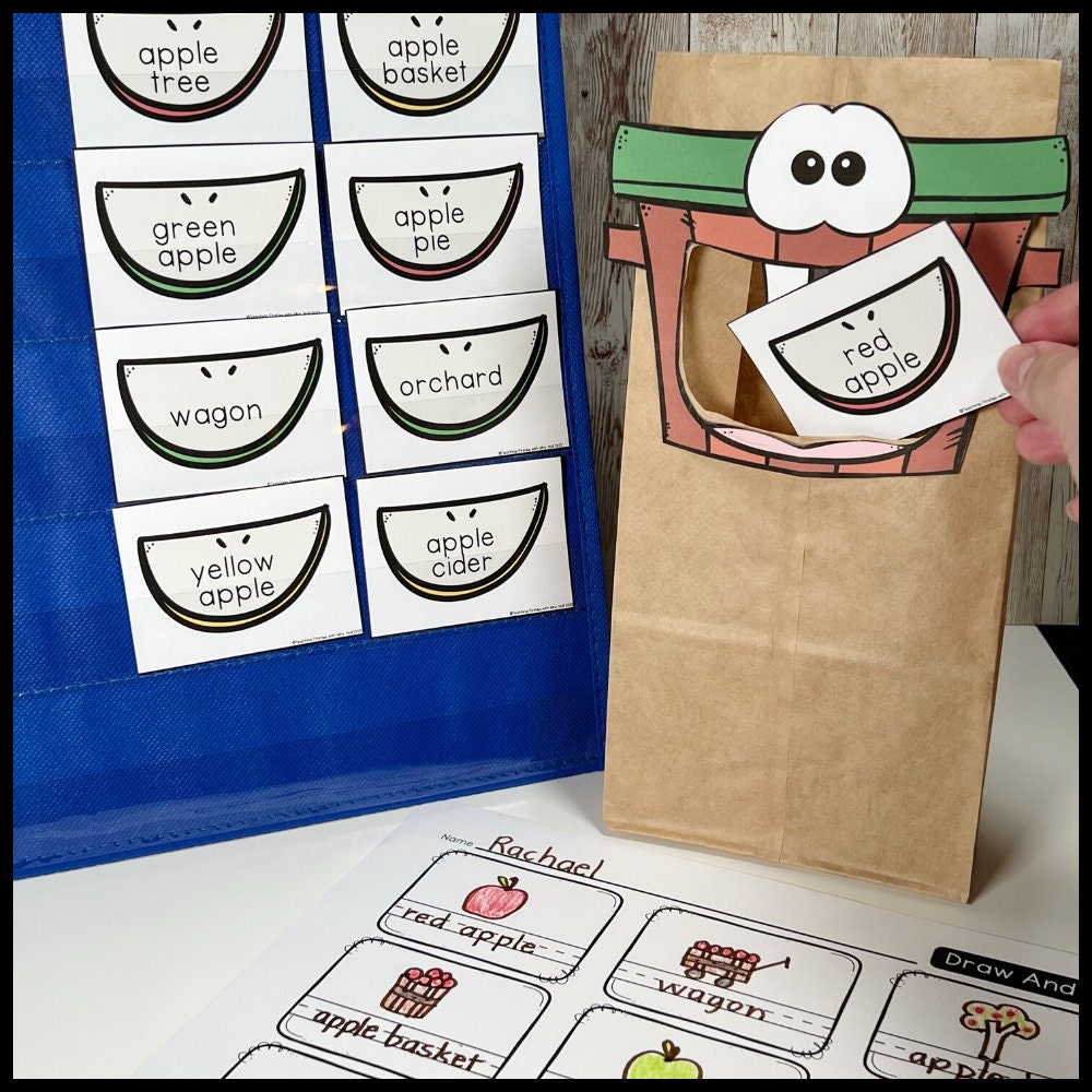 Apple Writing Center - Etsy