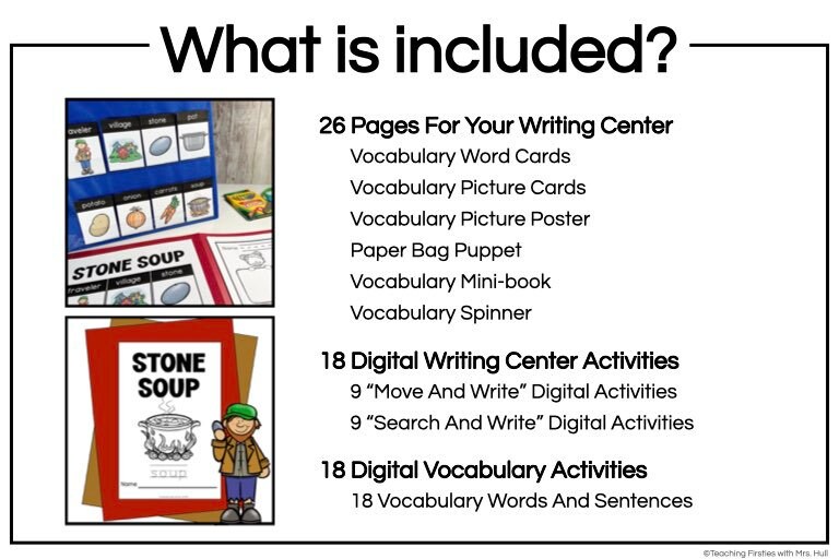 Book Stone Soup Activities