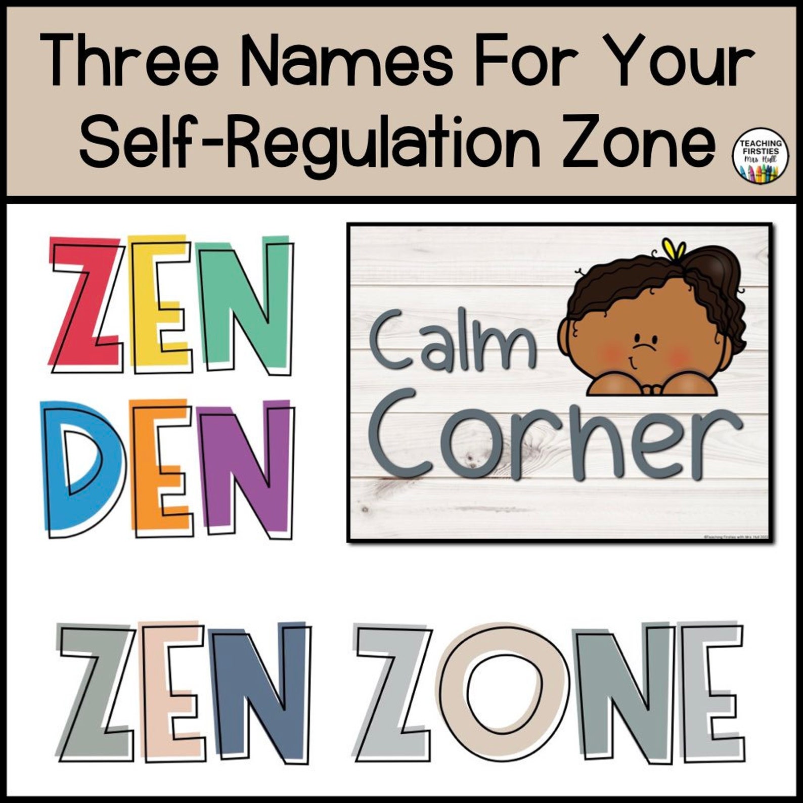 Editable Calm Corner Expectation Posters for Your Zen Den or Calming ...