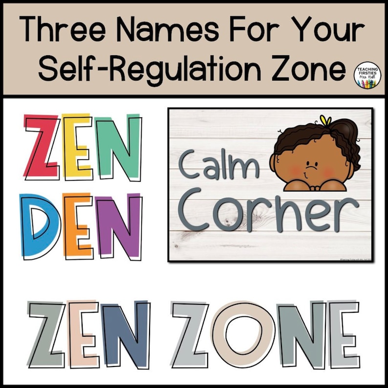 Editable Calm Corner Expectation Posters for Your Zen Den or Calming ...