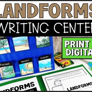 Landforms and Habitats Writing Activities - Etsy