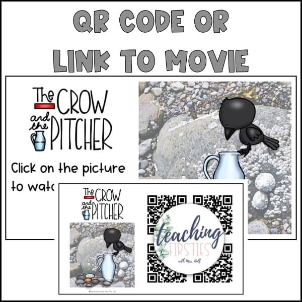 The Crow and the Pitcher Story for Your Aesop's Fables Listening Center ...