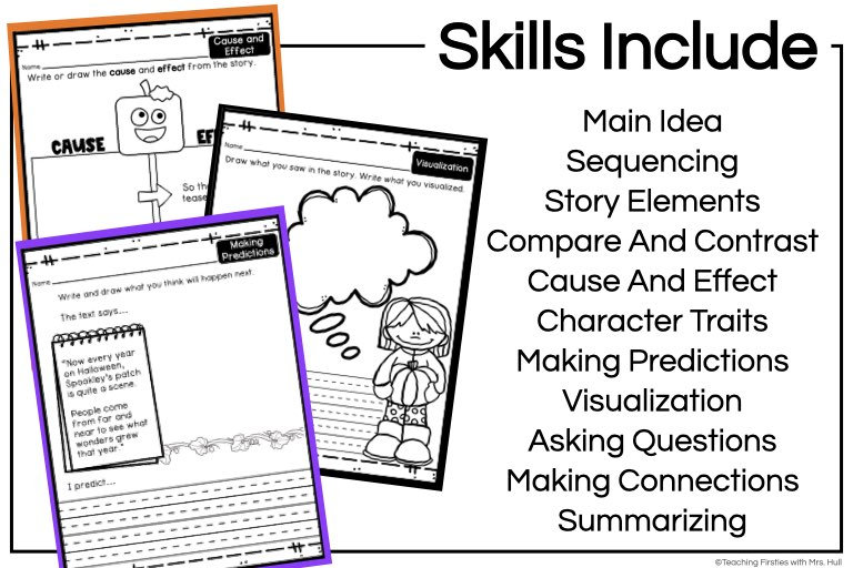 Spookley the Square Pumpkin Activities - Reading Comprehension ...