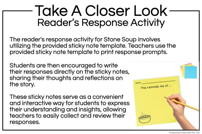 Reading Activities for the Stone Soup Story - Etsy