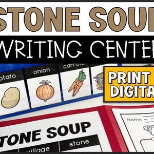 Stone Soup Story Writing Activities - Etsy