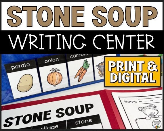 Stone Soup Story Writing Activities - Etsy