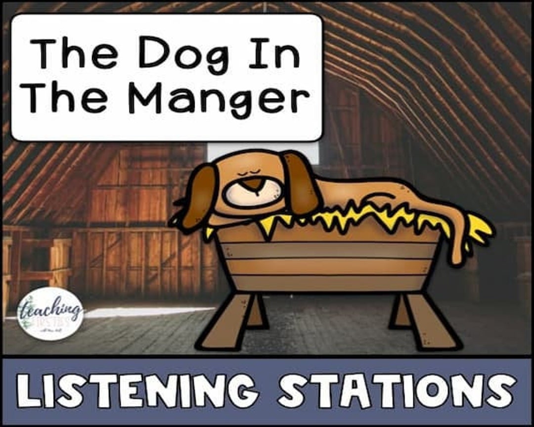 A Dog in the Manger Story for Your Aesop's Fables Listening Center - Etsy