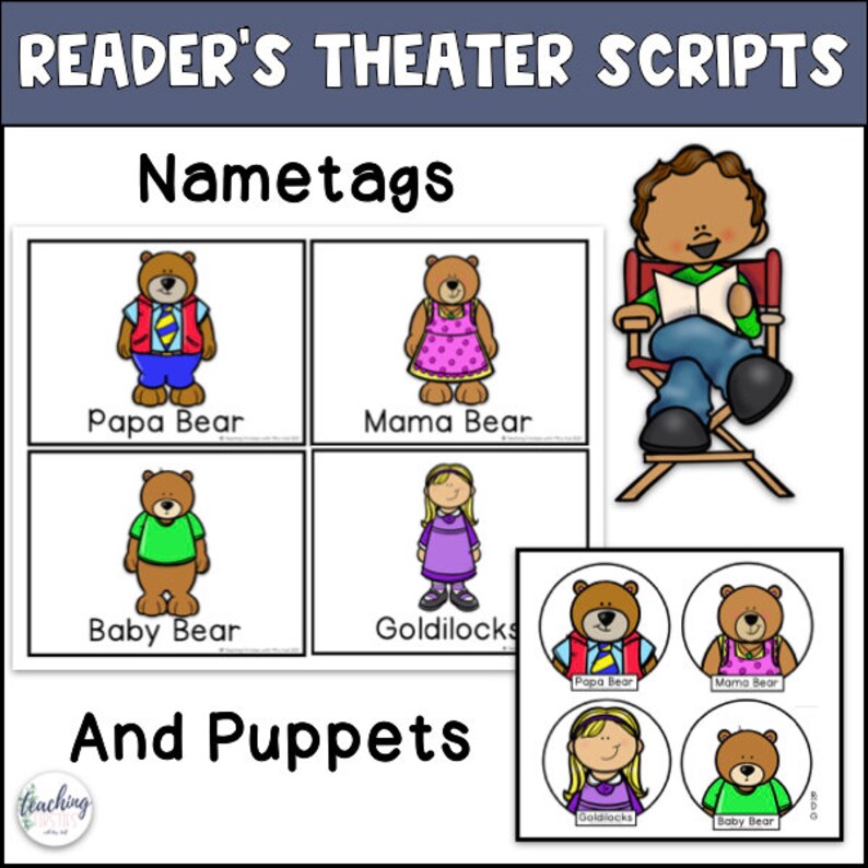 Goldilocks and the Three Bears Reader’s Theater Scripts - Etsy