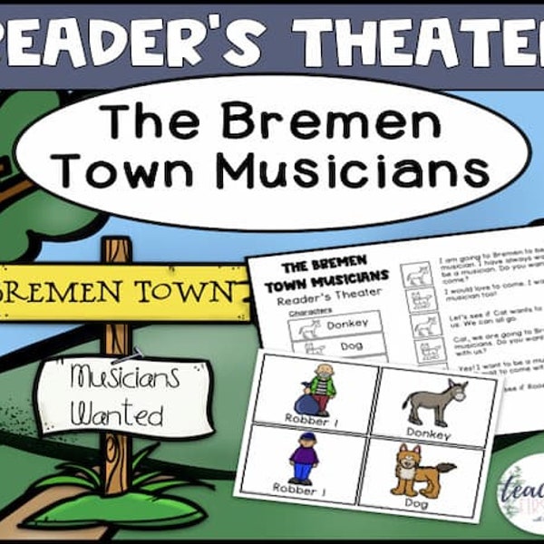 Goldilocks and the Three Bears Readers Theater Scripts - Etsy