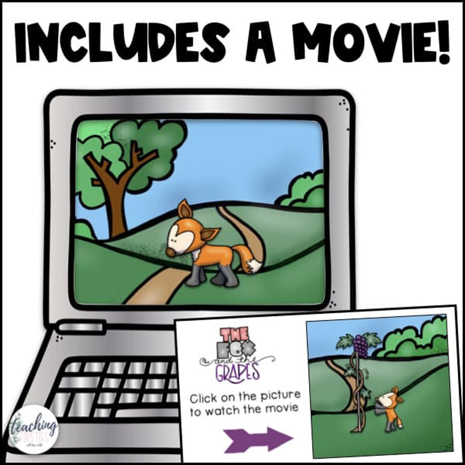 Aesops Fables Bundle - Set 2 the Fox and the Grapes and Other Stories ...