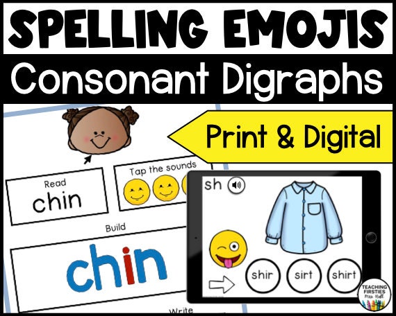 Phoneme Segmentation Activities for Consonant Digraphs - Etsy