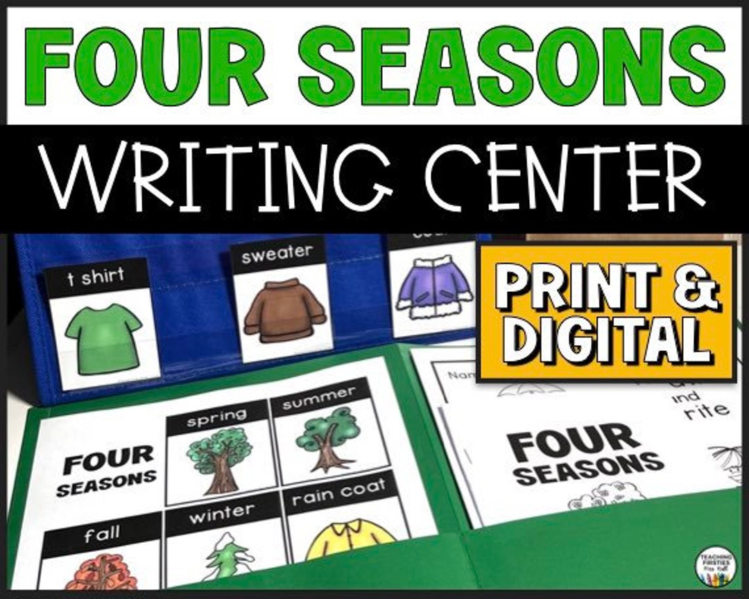 Four Seasons Writing Activities - Etsy