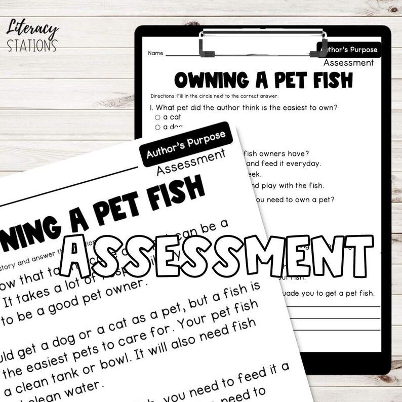 Author's Purpose Reading Passages, Graphic Organizers, Bookmarks ...