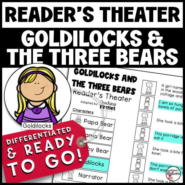 Goldilocks and the Three Bears Reader’s Theater Scripts - Etsy
