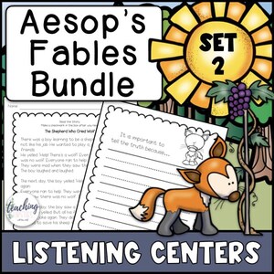 Aesops Fables Bundle - Set 2 the Fox and the Grapes and Other Stories ...