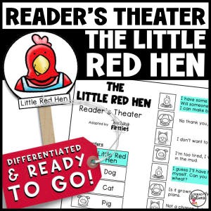 The Little Red Hen Reader’s Theater Scripts - Etsy