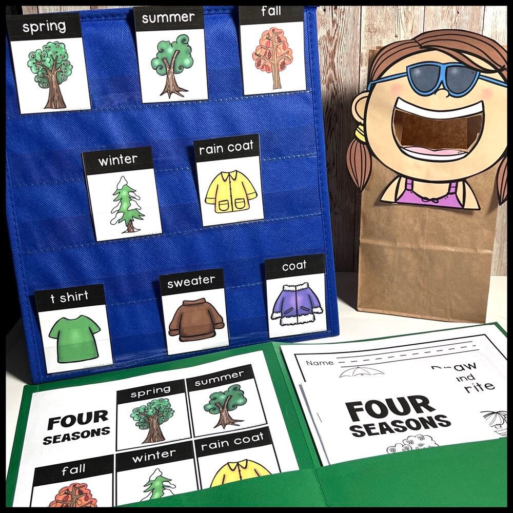 Four Seasons Writing Activities - Etsy