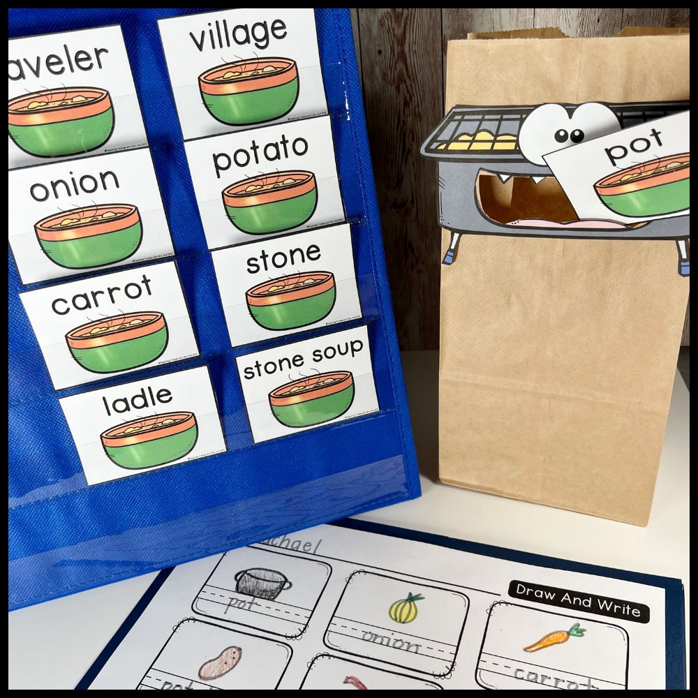 Stone Soup Story Writing Activities - Etsy