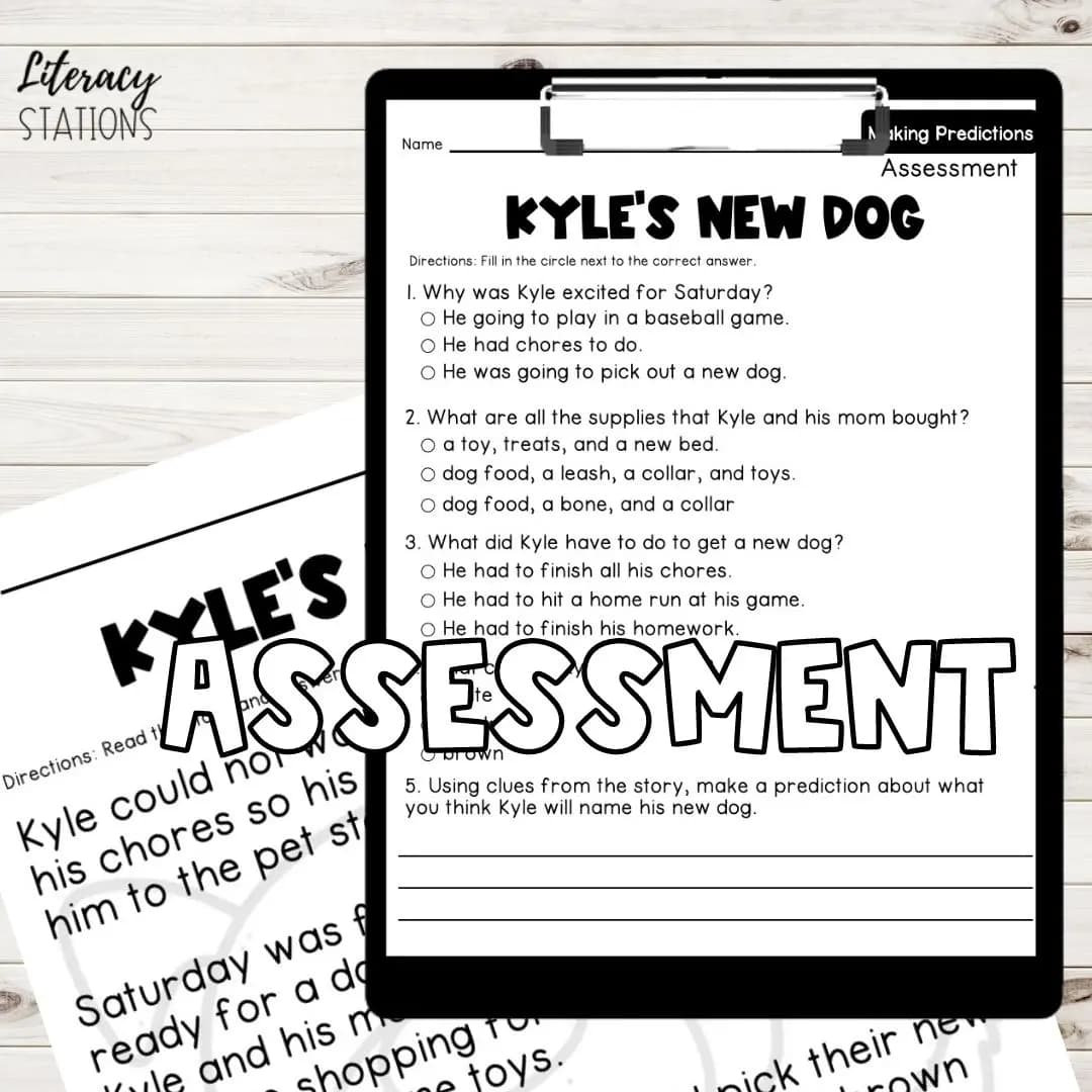 Making Predictions Worksheets and Printable Activities for Reading ...